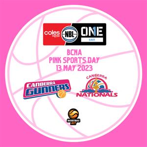 BCNA Pink Sports Day - Basketball ACT - Canberra Gunners/Nationals